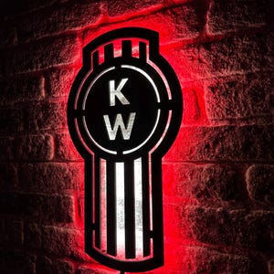 Kenworth Trucks Led Sign, Kenworth Wall Art, Kenworth Wall Sign ...