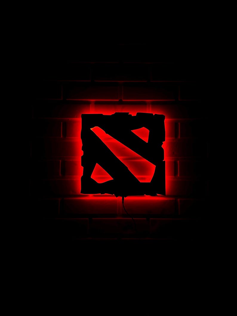 Dota Led Sign, Dota Wall Art, Dota Wall Sign, Dota Wall Decor, Dota ...