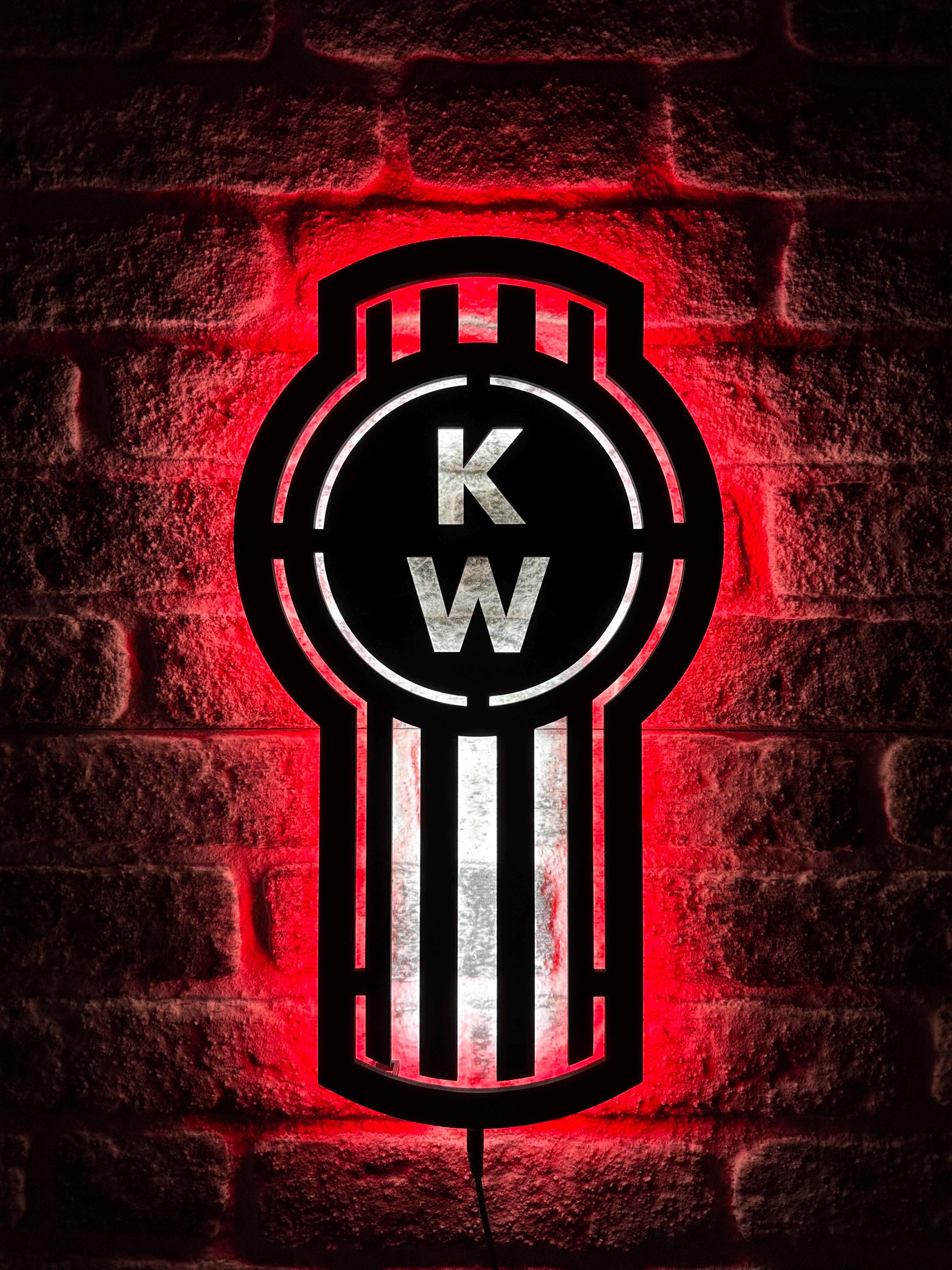 Kenworth Trucks Led Sign, Kenworth Wall Art, Kenworth Wall Sign ...