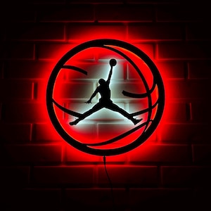 Michael Jordan Led Sign, Michael Jordan Wall Art, Michael Jordan Wall ...