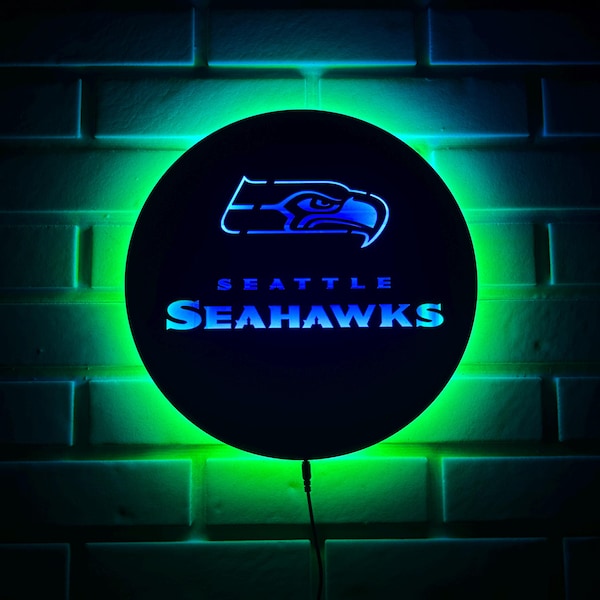Seahawks Wood Sign - Etsy