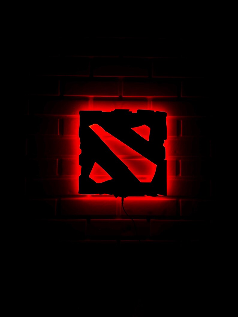 Dota Led Sign, Dota Wall Art, Dota Wall Sign, Dota Wall Decor, Dota ...