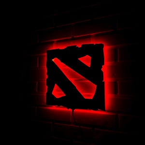 Dota Led Sign, Dota Wall Art, Dota Wall Sign, Dota Wall Decor, Dota ...