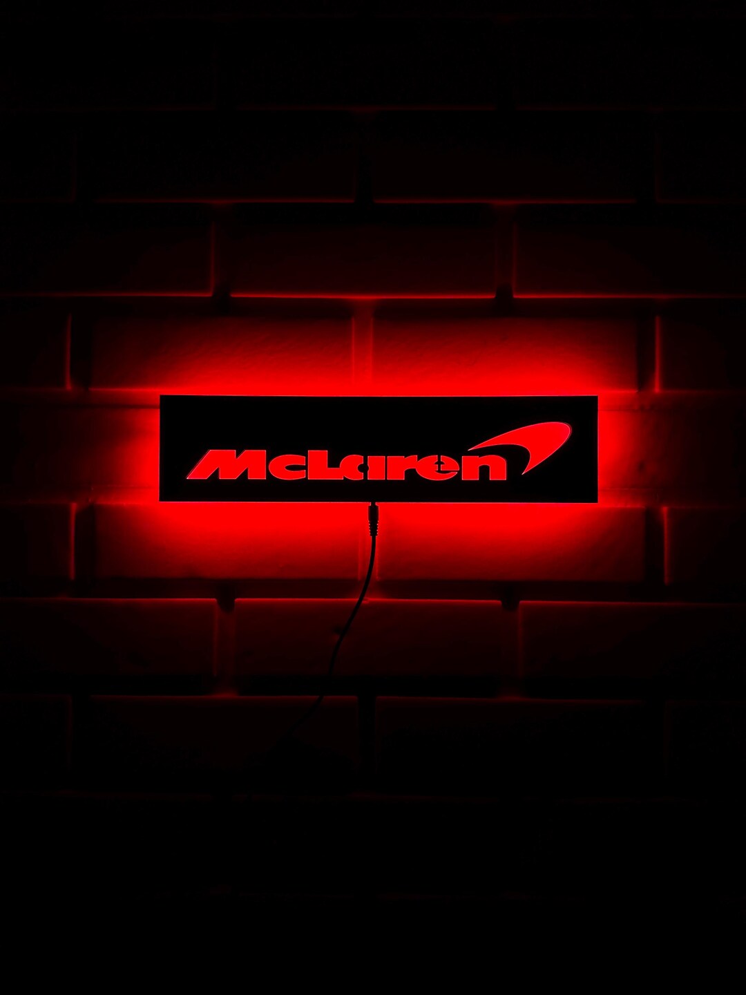 Mclaren Led Sign, Mclaren Wall Art, Mclaren Wall Sign, Mclaren Wall ...
