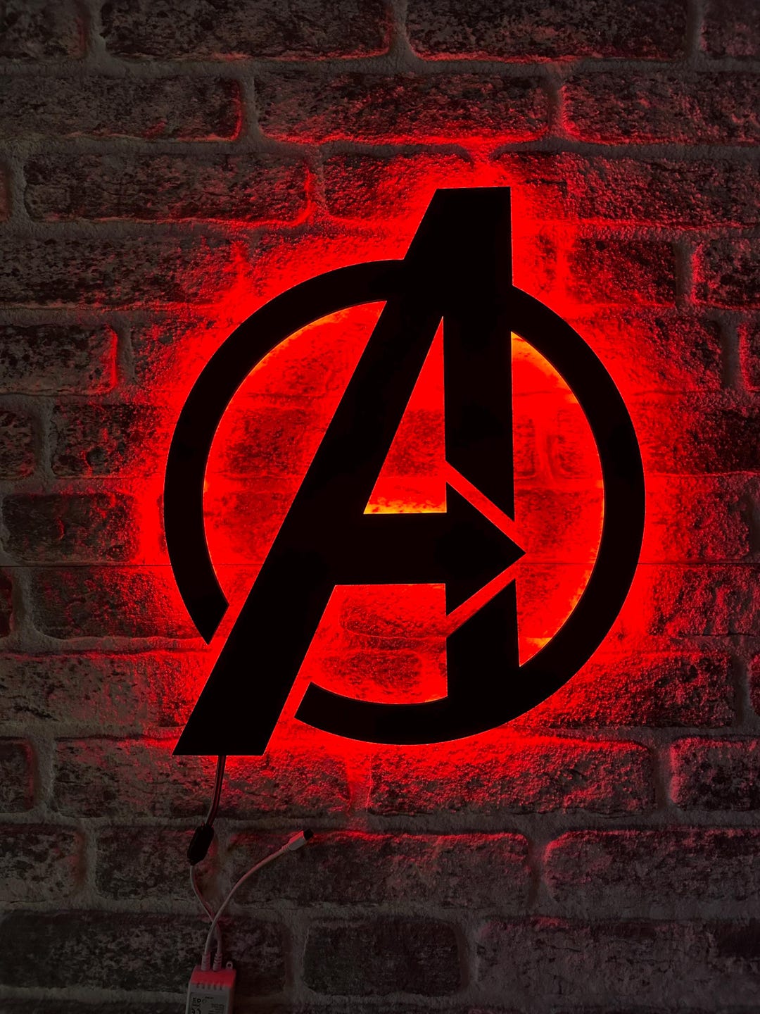 Marvel Avengers Led Sign, Marvel Avengers Wall Art, Marvel Avengers ...