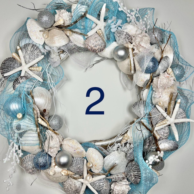 White Shell Wreath - Etsy