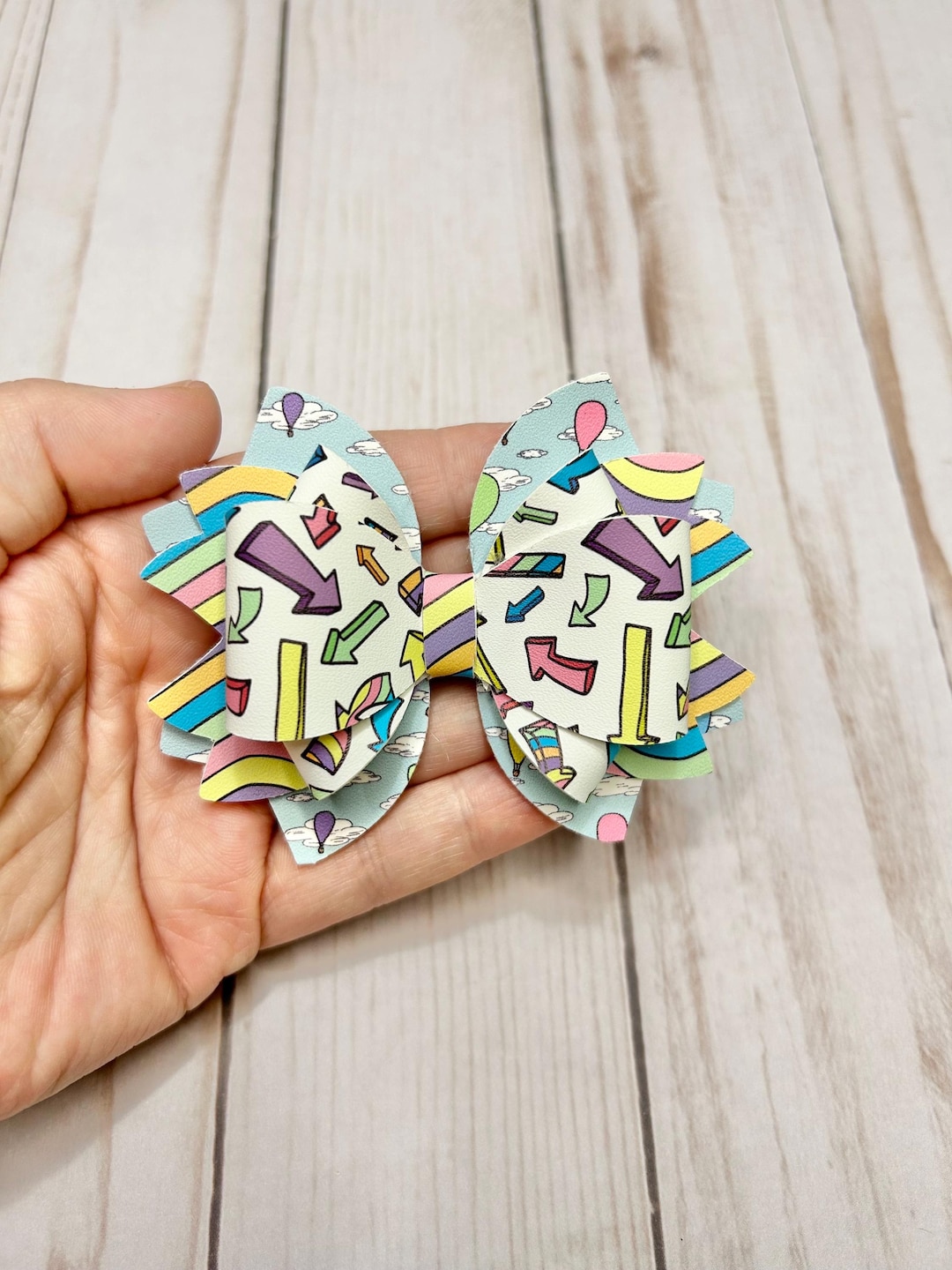 Small the Places We’ll Go Dr Seuss Read Across America Hair Bow Clip - Etsy