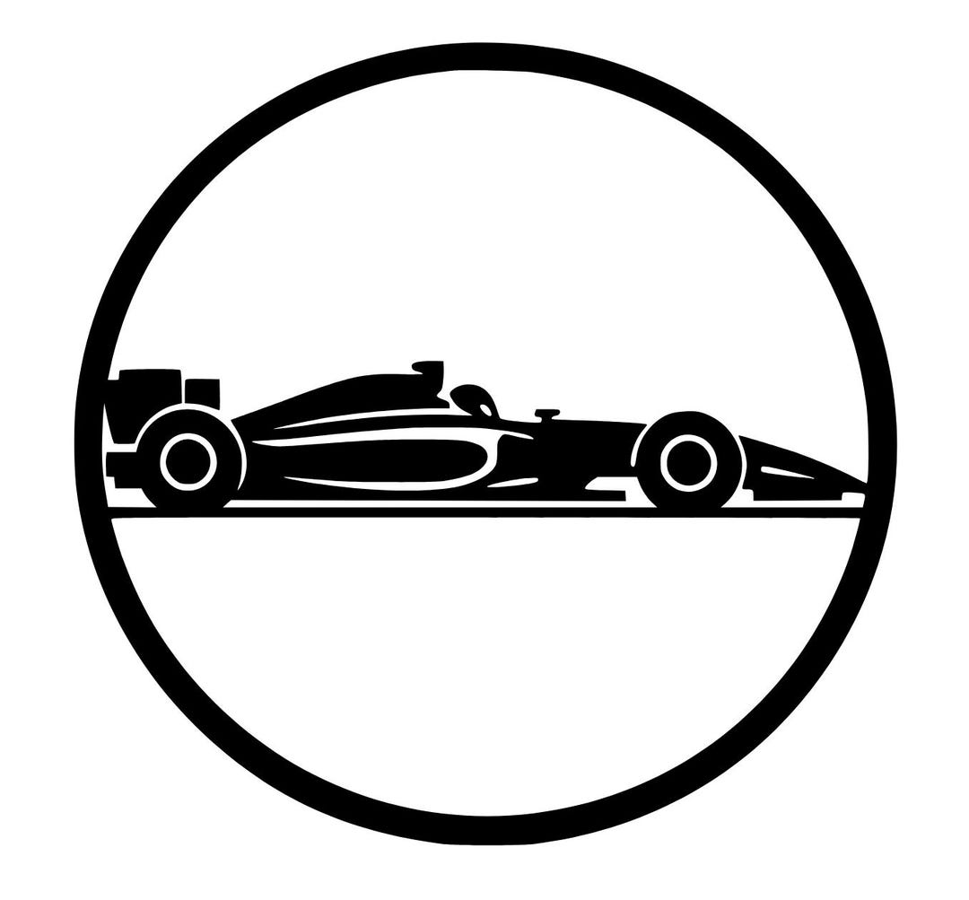 Formula Racing Car SVG Papercut – Motorsport Silhouette for Laser and ...