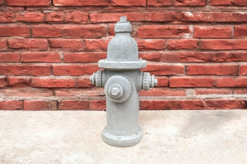 18' Stone Fire Hydrant, Lawn Decoration, Hydrant Gift Statue, Garden ...