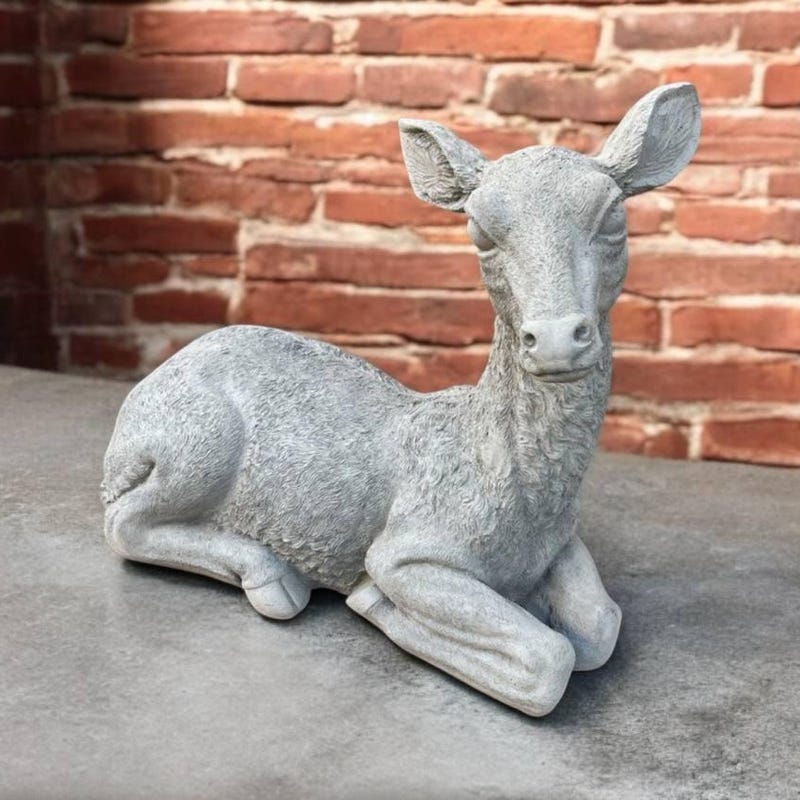 Large Outdoor Deer Statue - Etsy