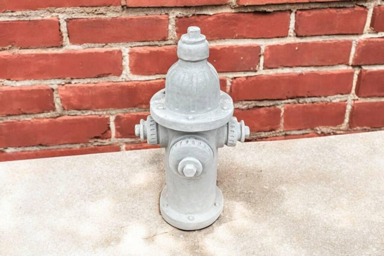18" Stone Fire Hydrant, Lawn Decoration, Hydrant Gift Statue, Garden ...