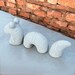 9" Garden Worm Figure, Lawn Nature Ornament, Earthworm Yard Idea ...