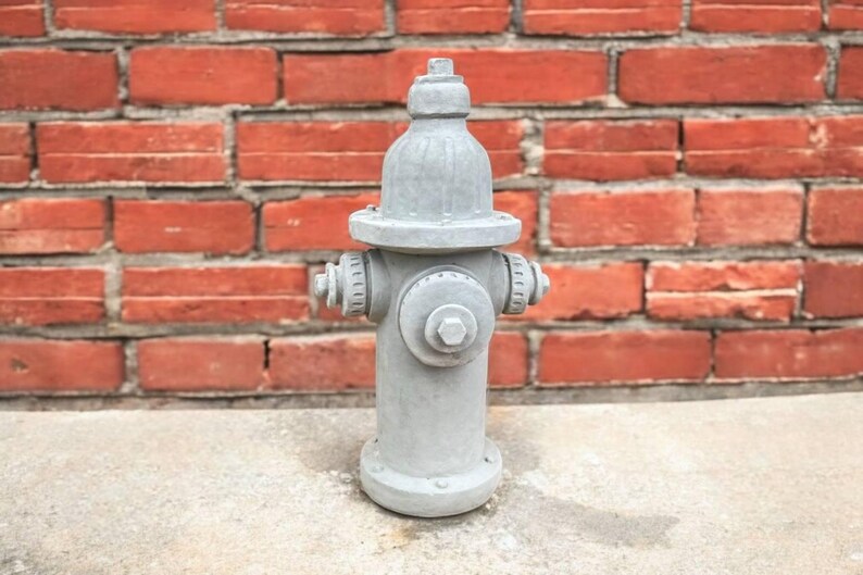18" Stone Fire Hydrant, Lawn Decoration, Hydrant Gift Statue, Garden ...