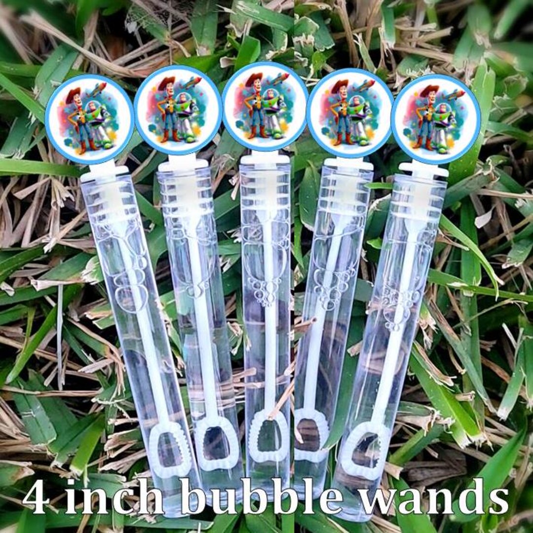 5 Bubbles - Toy Story Bubble Wands - Toy Story Favors - Toy Story Party ...