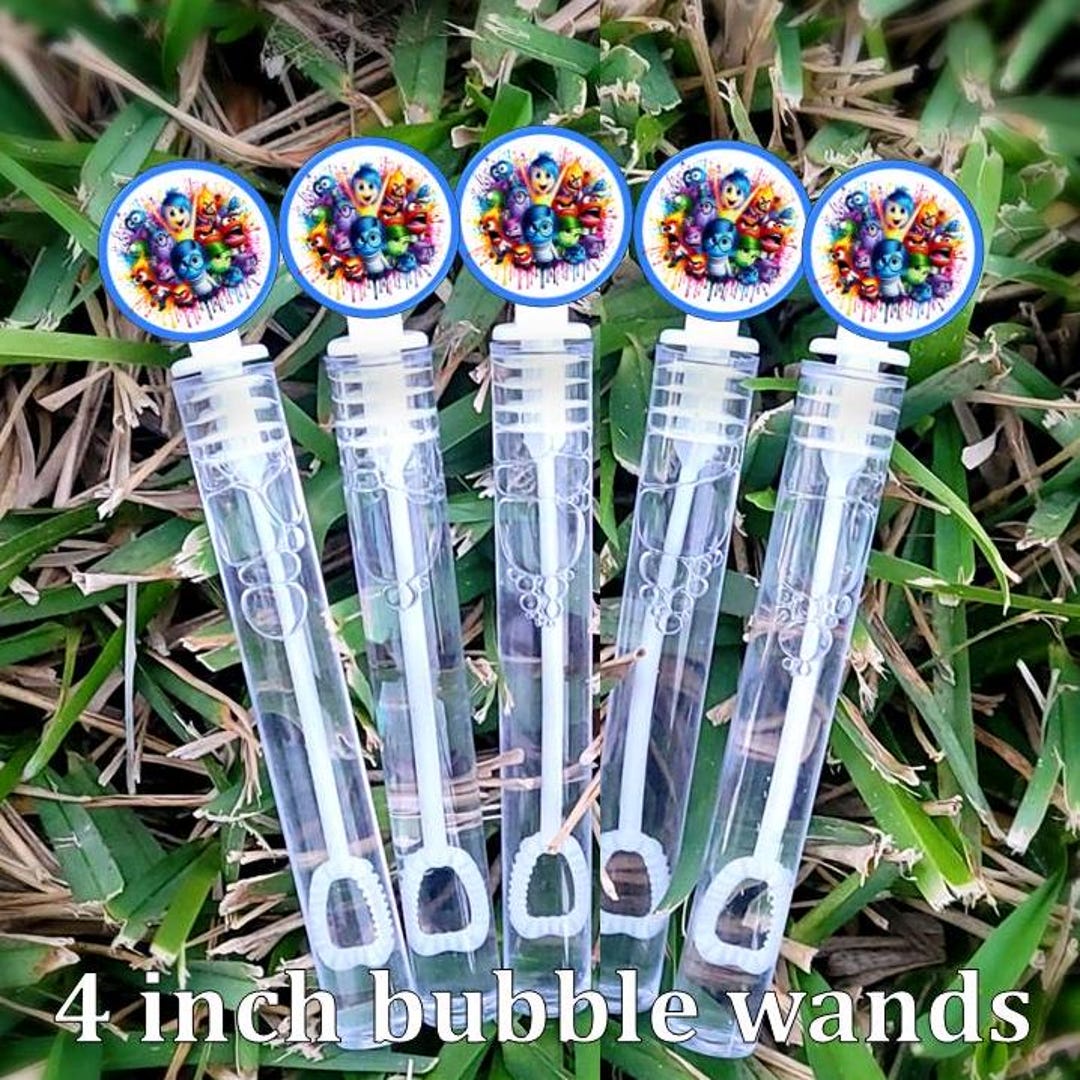 Inside Out Bubble Wands - Inside Out Favors - Inside Out Party ...