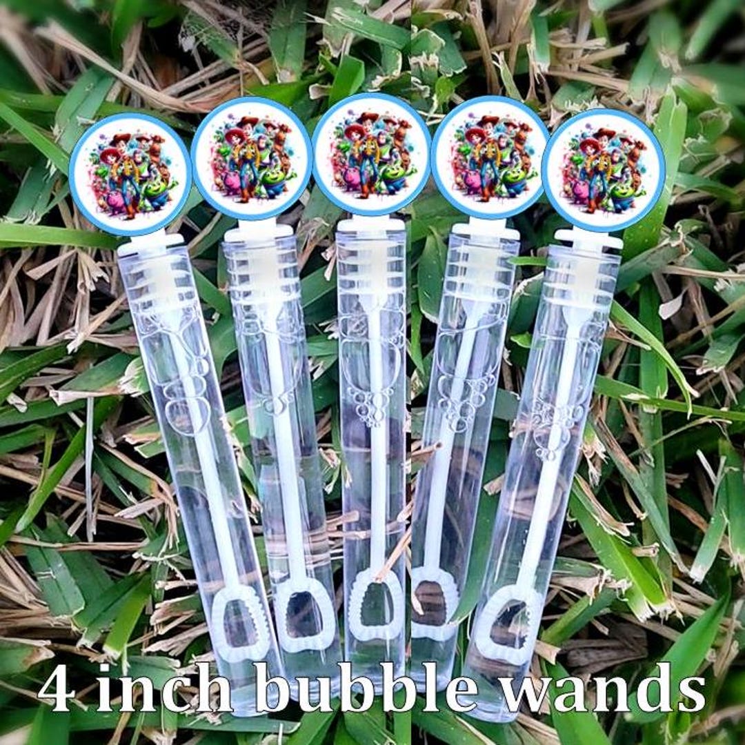 8 Bubbles - Toy Story Bubble Wands - Toy Story Favors - Toy Story Party ...