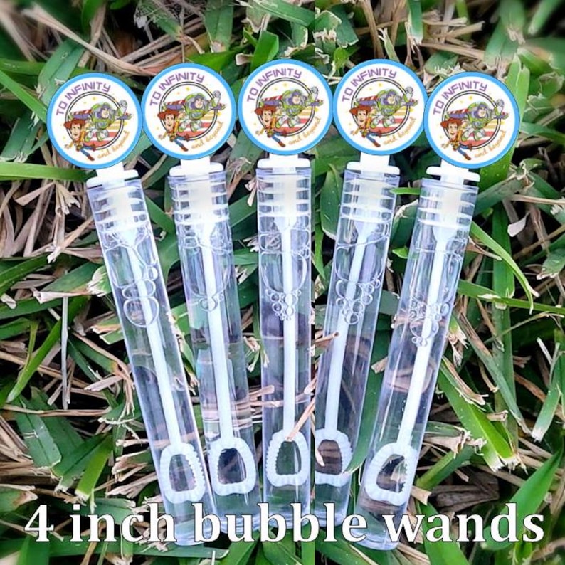 Toy Story Bubble Wands - Toy Story Favors - Toy Story Party - Classroom ...