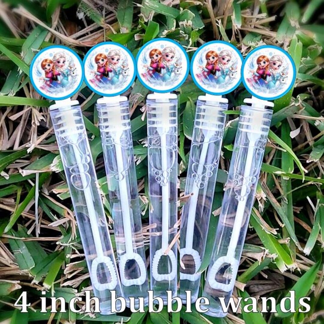 8 Bubbles - Frozen Bubble Wands - Elsa Favors - Frozen Party ...