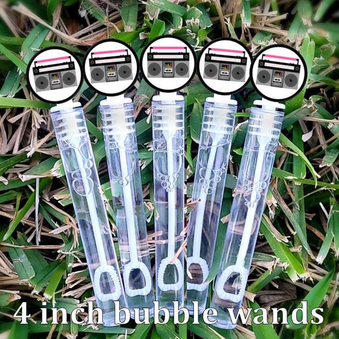 Boombox Bubble Wands - 80s Favors - 80s Party Favors - Classroom Gifts ...