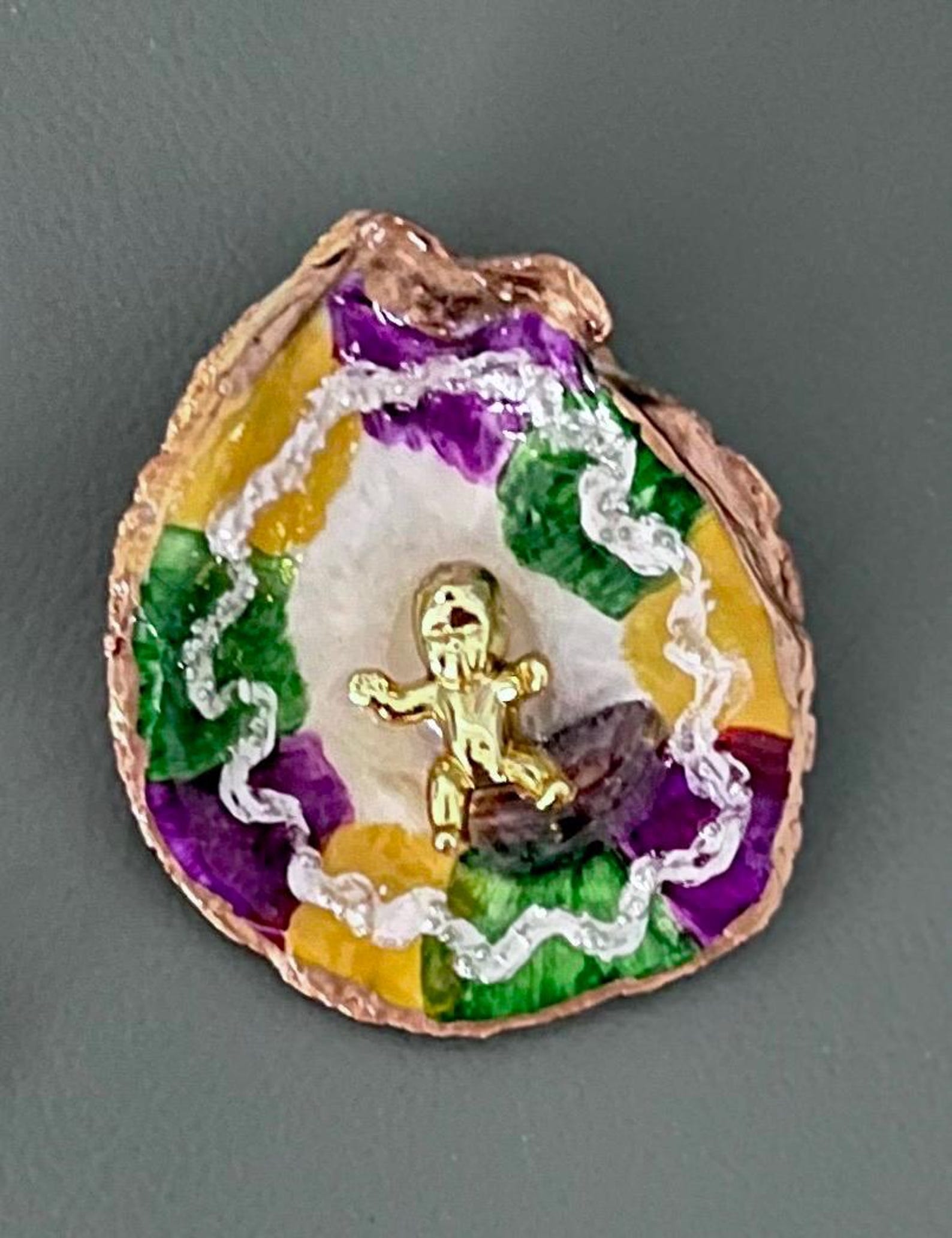 Mardi Gras King Cake Magnet - Etsy