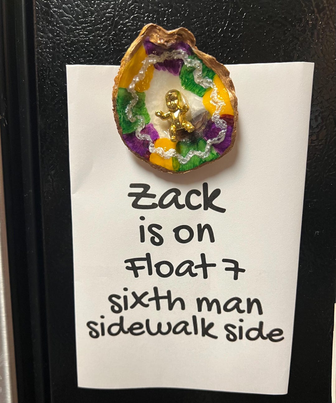 Mardi Gras King Cake Magnet - Etsy
