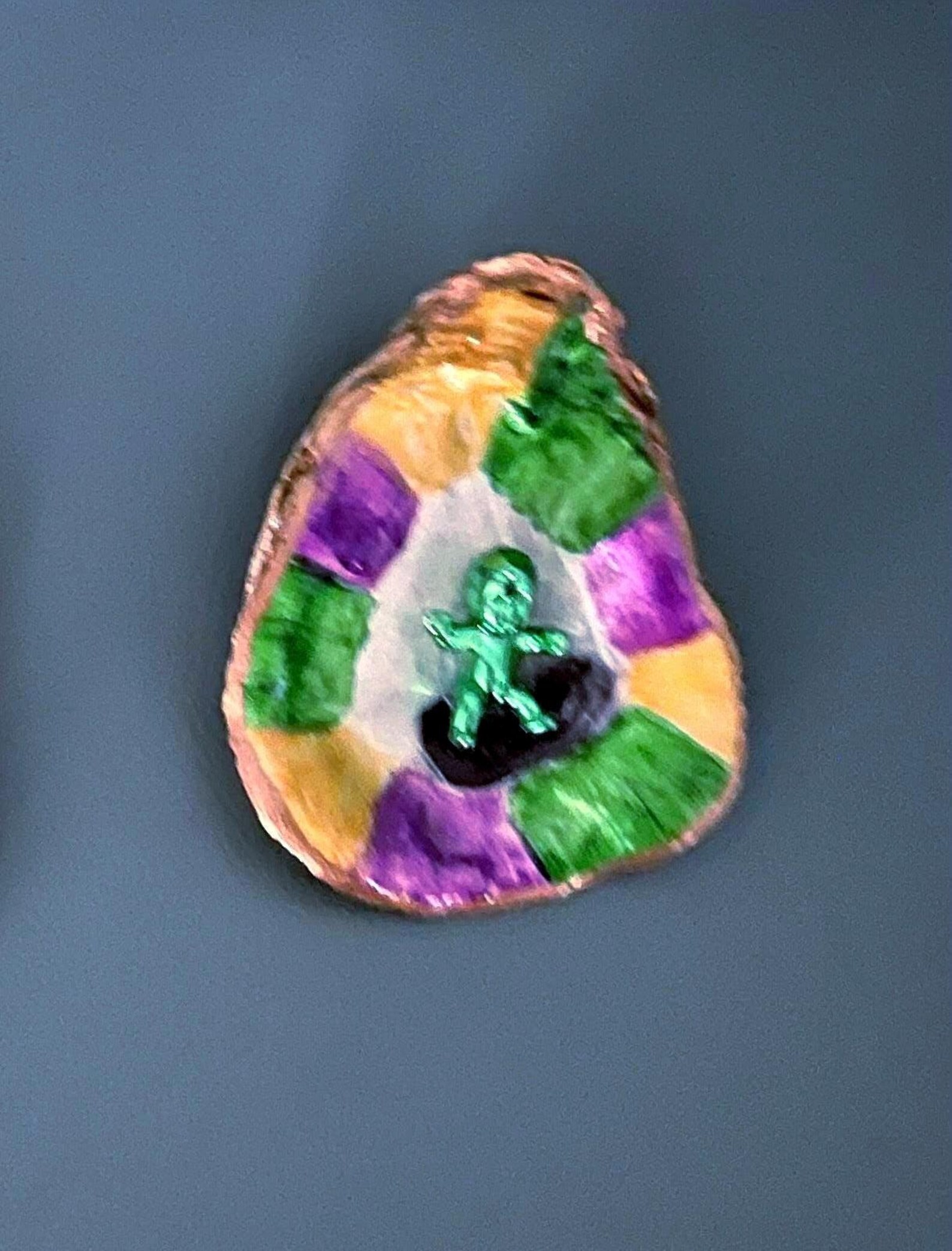 Mardi Gras King Cake Magnet - Etsy