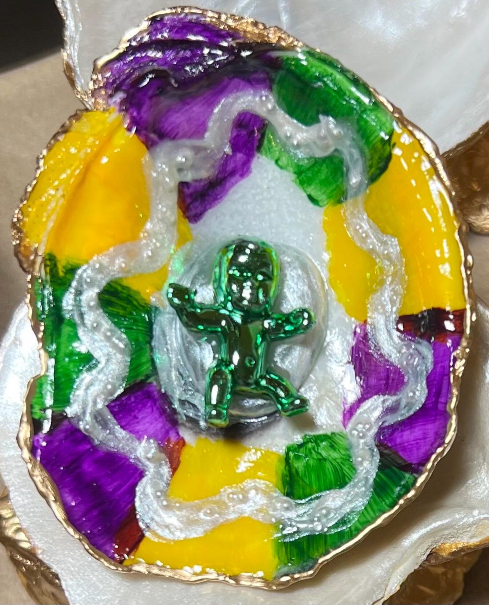 Mardi Gras King Cake Magnet - Etsy