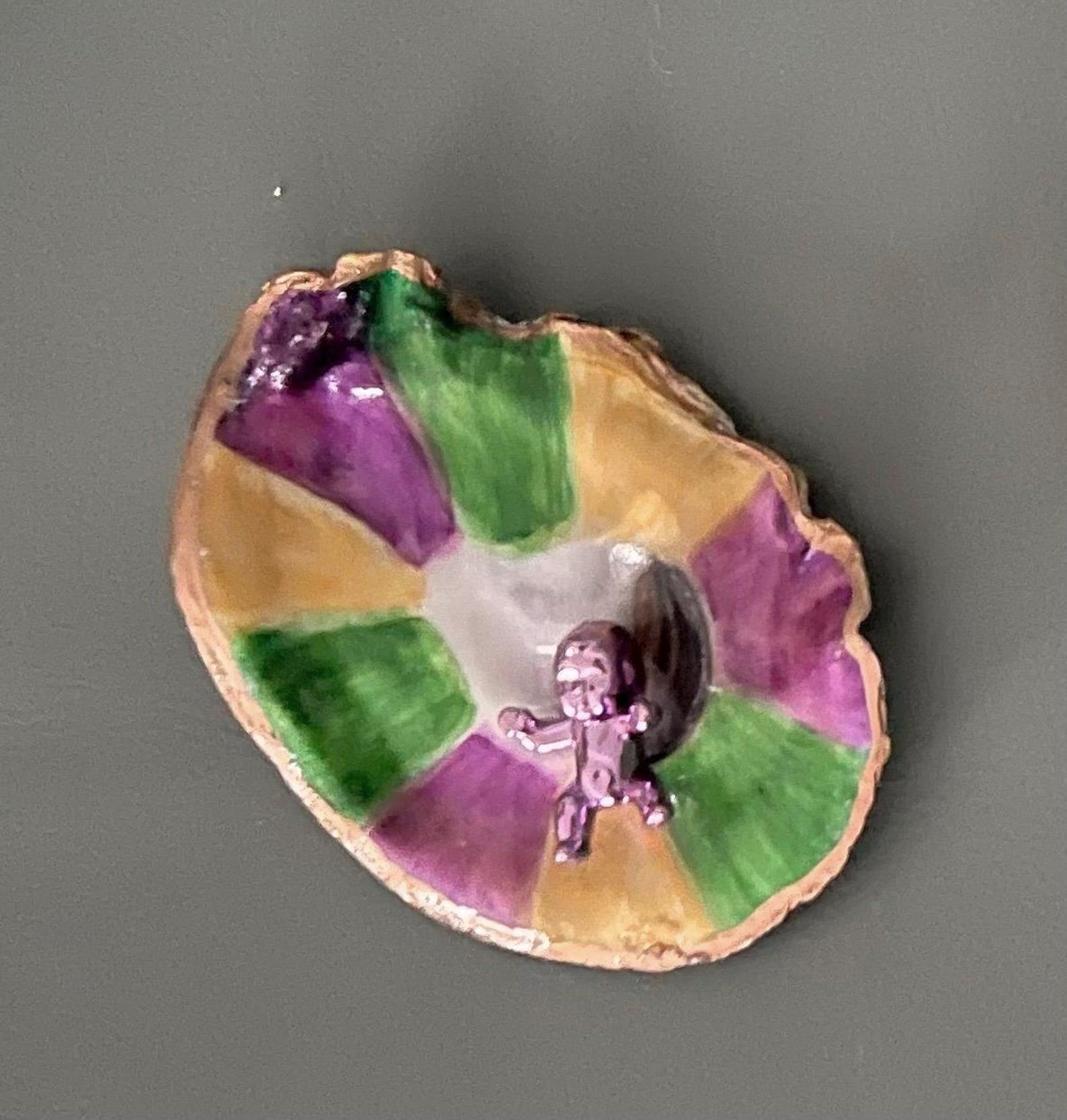 Mardi Gras King Cake Magnet - Etsy
