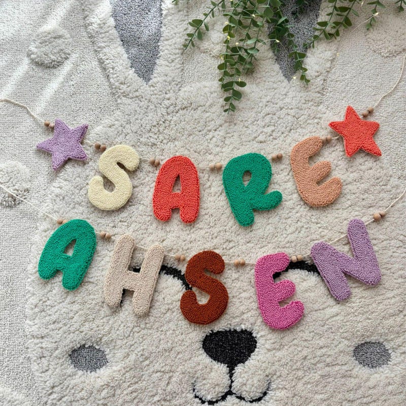 Baby Name Banner - Etsy