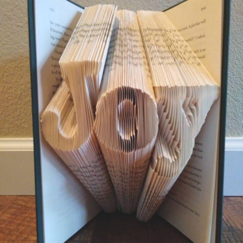 Folded Book Pattern - Etsy