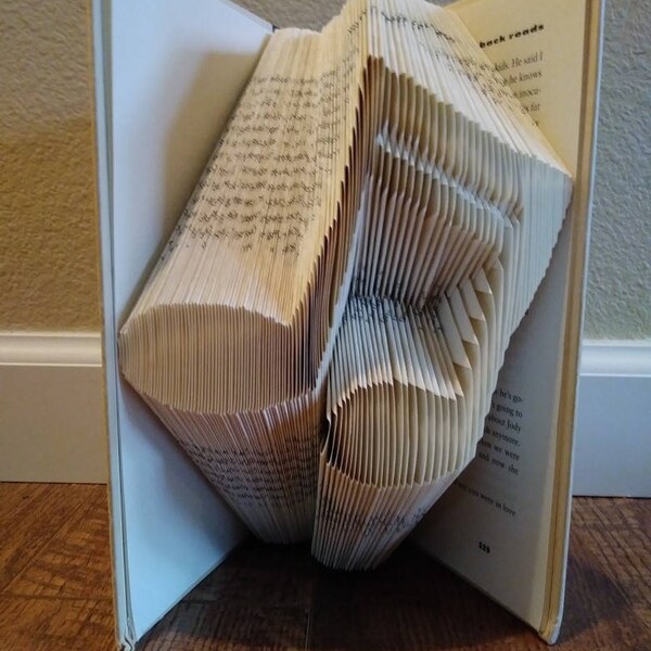 Folded Book Art - Etsy