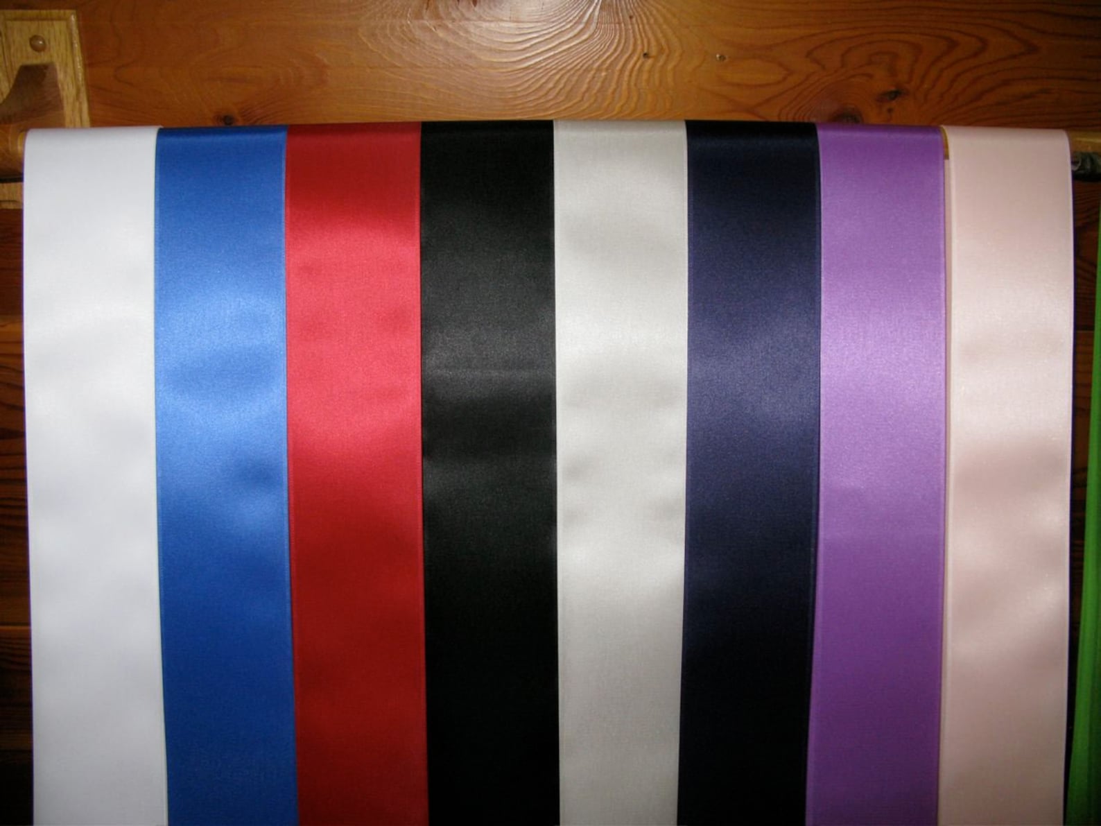 Blank Sash Any Color W/free Sample& Fastener | Etsy