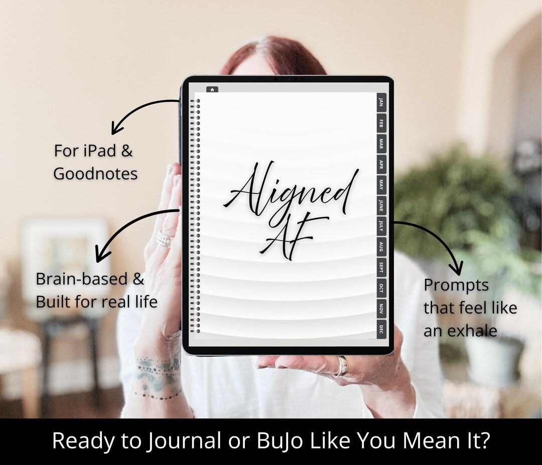 Aligned AF Daily Digital Journal | Goodnotes | Bullet Journal | Bujo ...