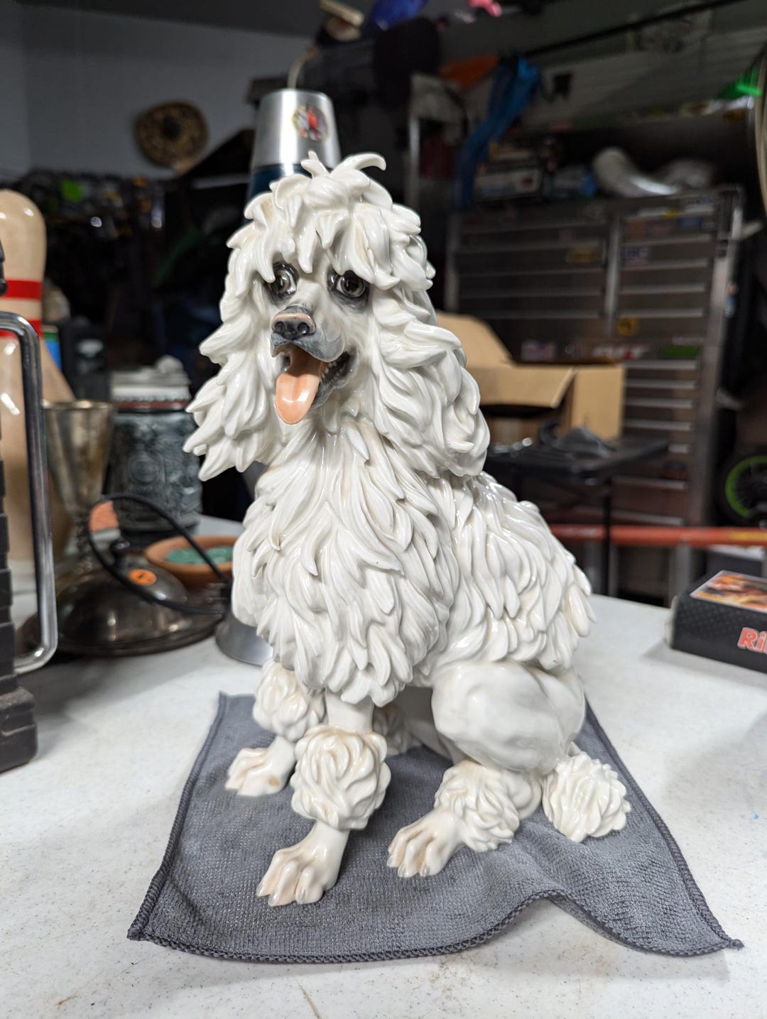 Vintage Algora Dog Statue Excellent Condition - Etsy