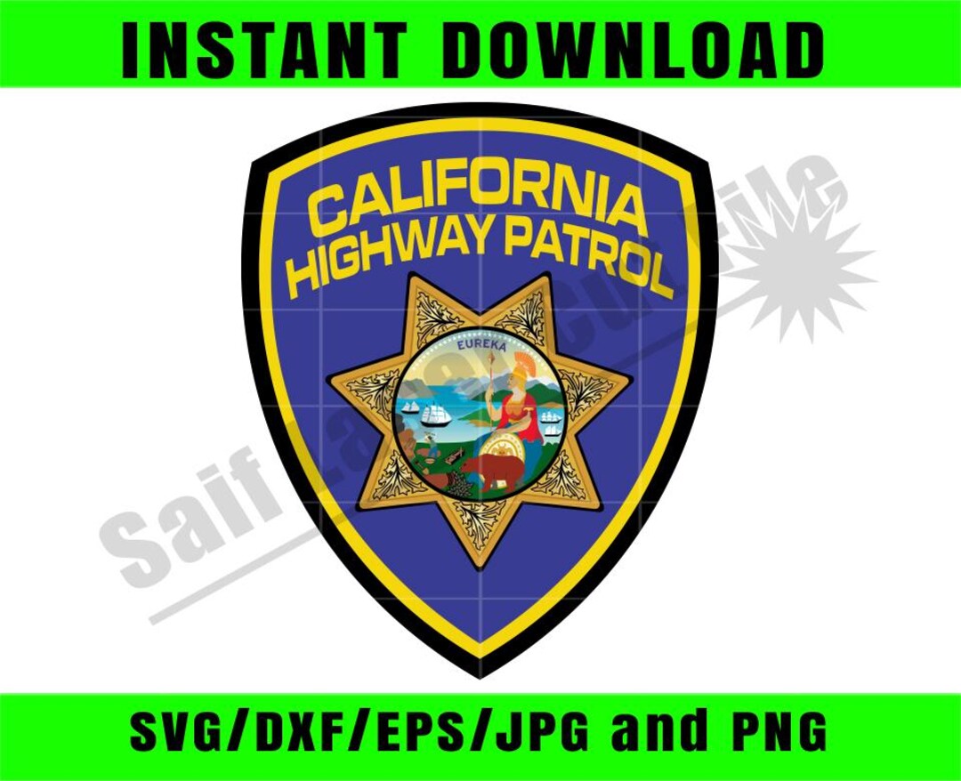California Highway Patrol Badge Patch Color Vector Logo High Resolution ...