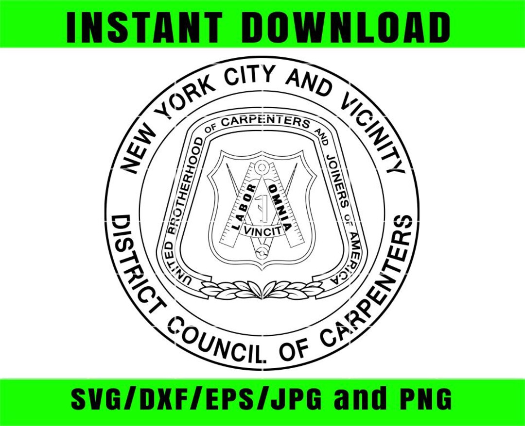 New York City and Vicinity District Council of Carpenters Union Svg ...
