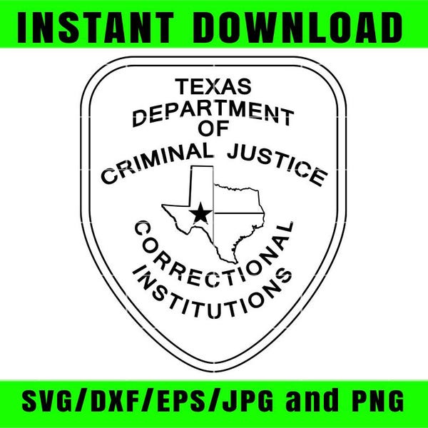 Tdcj Logo Svg - Etsy