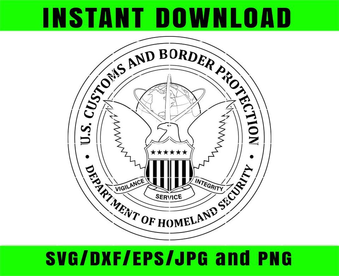 US Customs and Border Protection, CBP, Badge, Homeland Security Vector ...