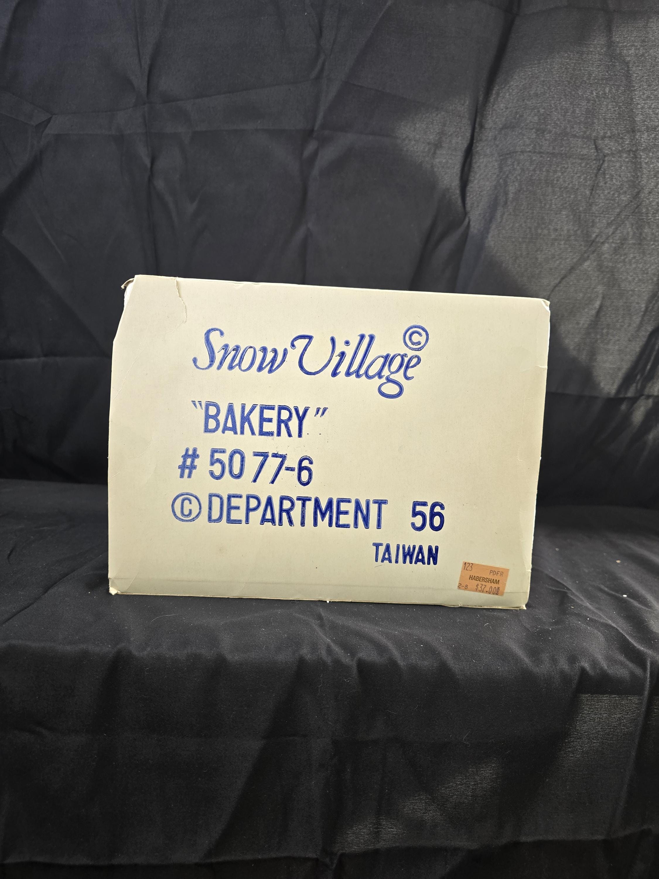 The Original Snow Village "bakery" - Etsy