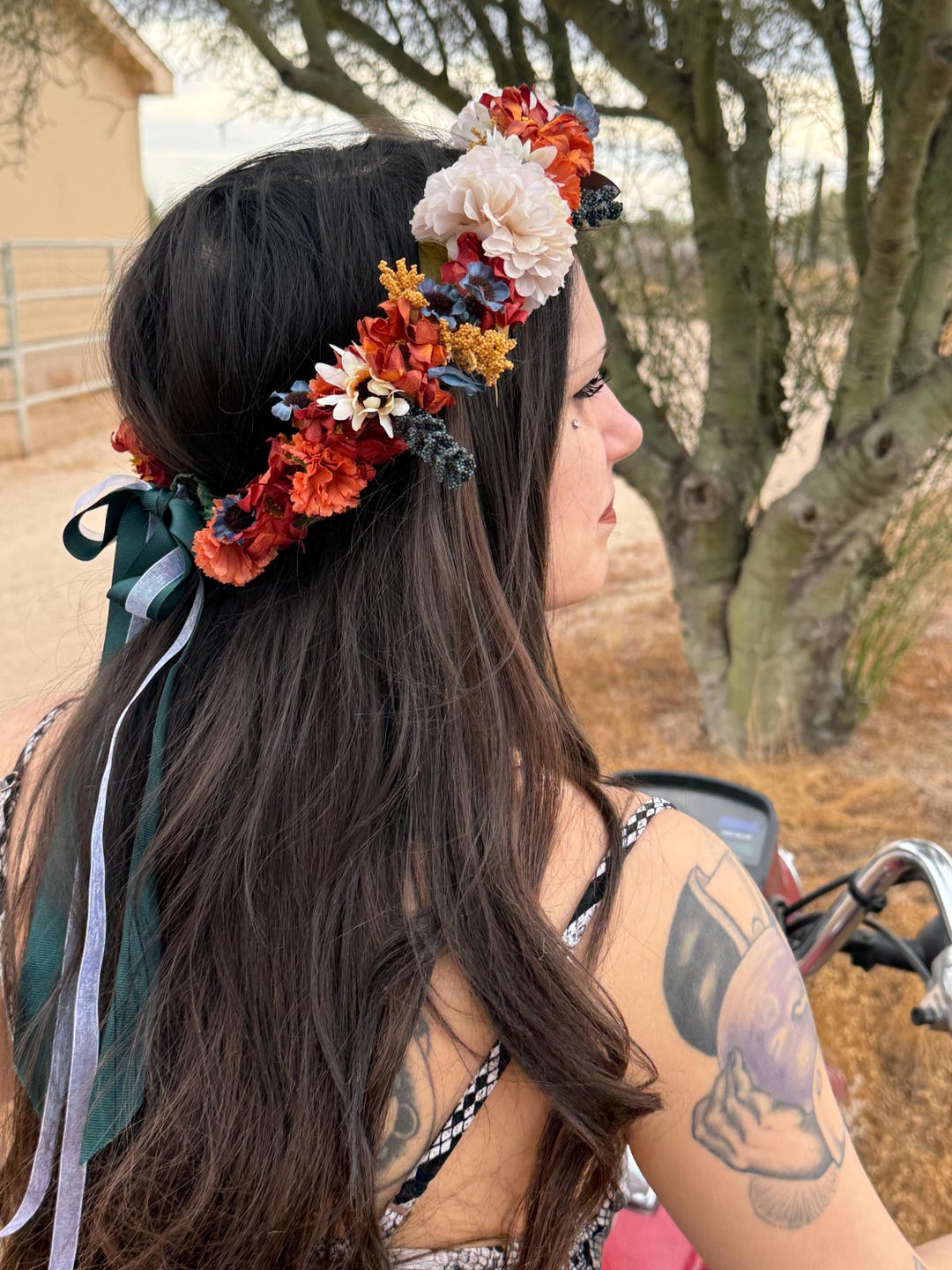 Bridal Flower Crown, Made to Order Choose Your Color Scheme! - Etsy