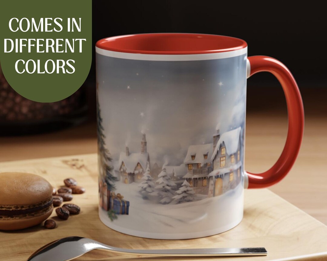 Winter Wonderland Coffee Mug, Cozy Christmas Design - Etsy
