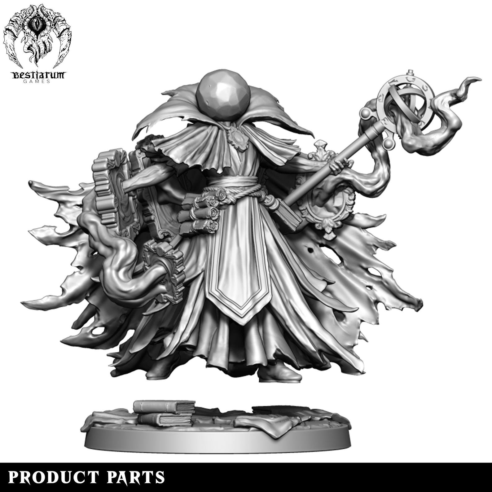 Moon Sorcerer Mage Miniature | Dnd Figure Tabletop Rpgs | Magical ...