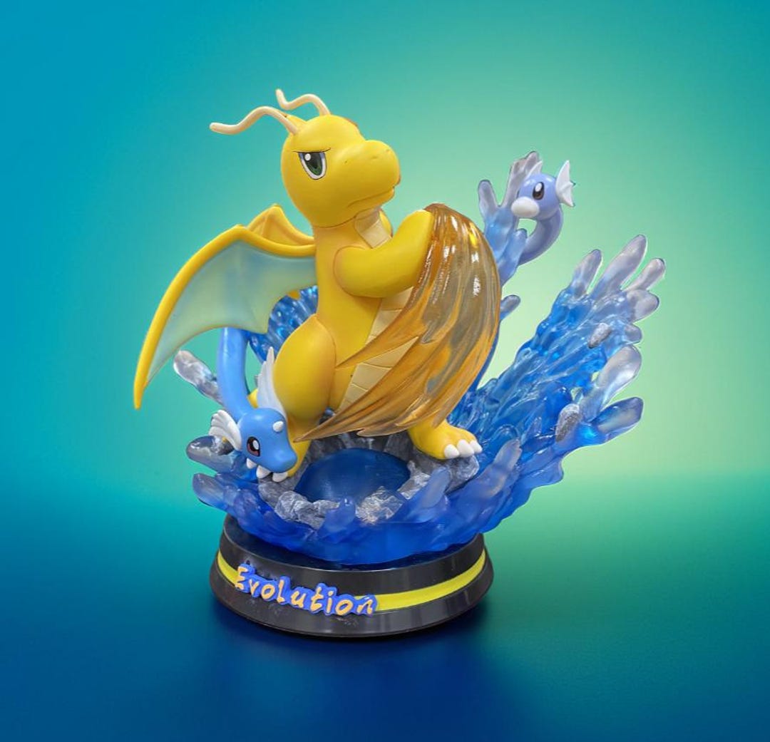 Pokémon Figure Dragonite Evolution - Etsy