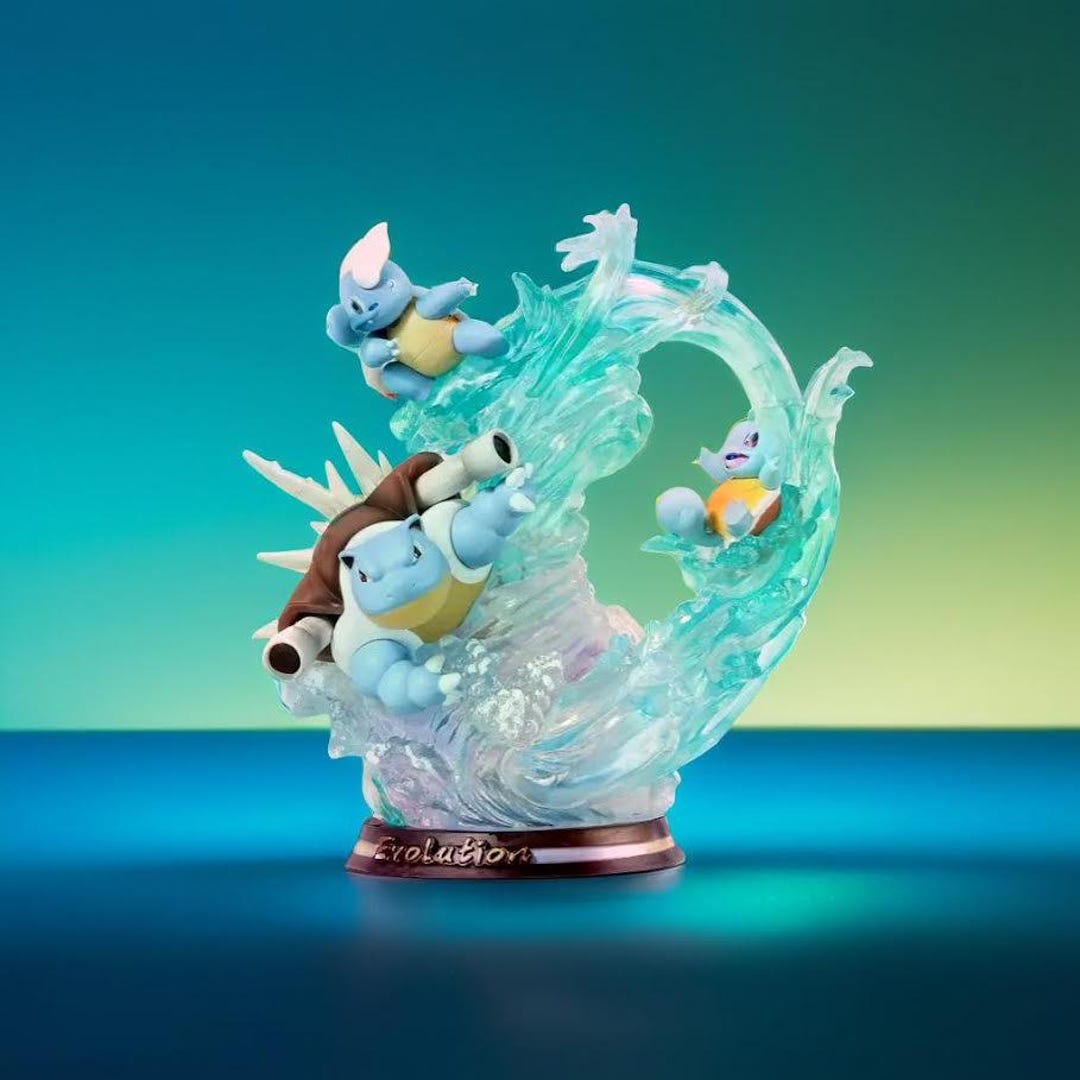 Pokémon Figure - Tortank Evolution - Etsy