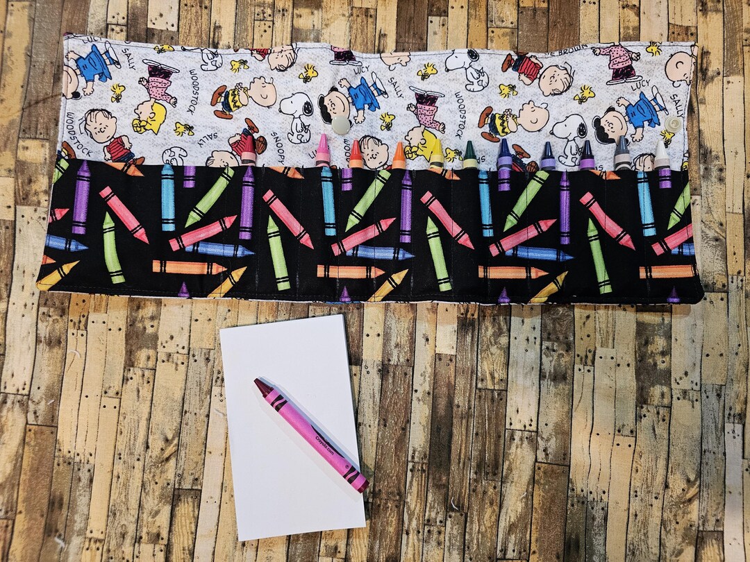 Crayon Rolls, Kids Crayons, Art Supplies, Snoopy, Charlie Brown ...