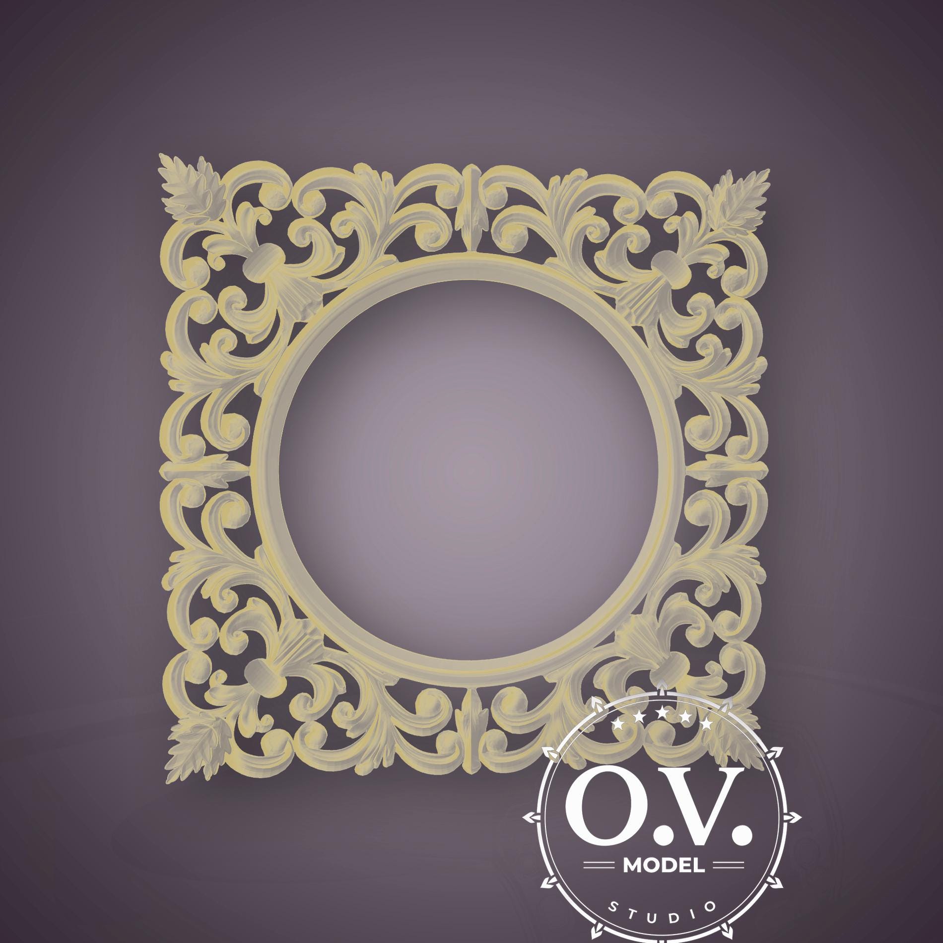 Carved Frame Pack 10 Models, CNC Frame Models, STL File Pack ...
