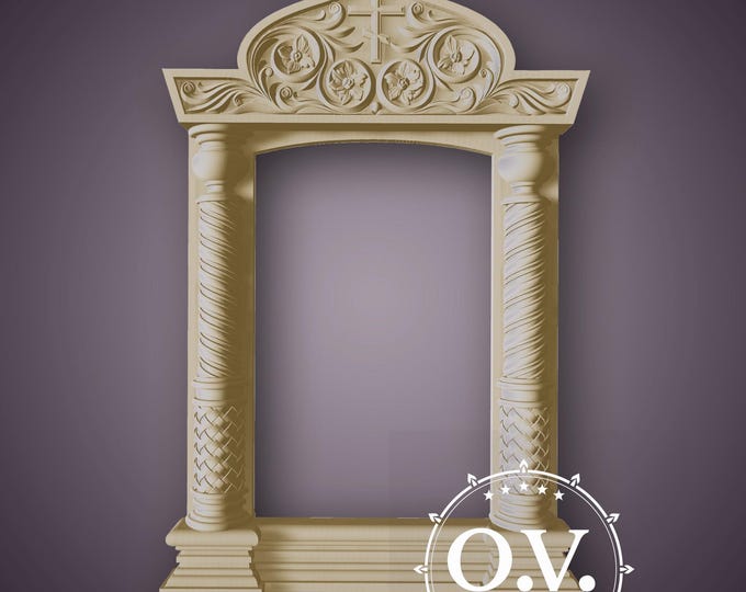 Ornate Frame Stl, Icon Frame Design, Holy Decor Cnc, Religious ...