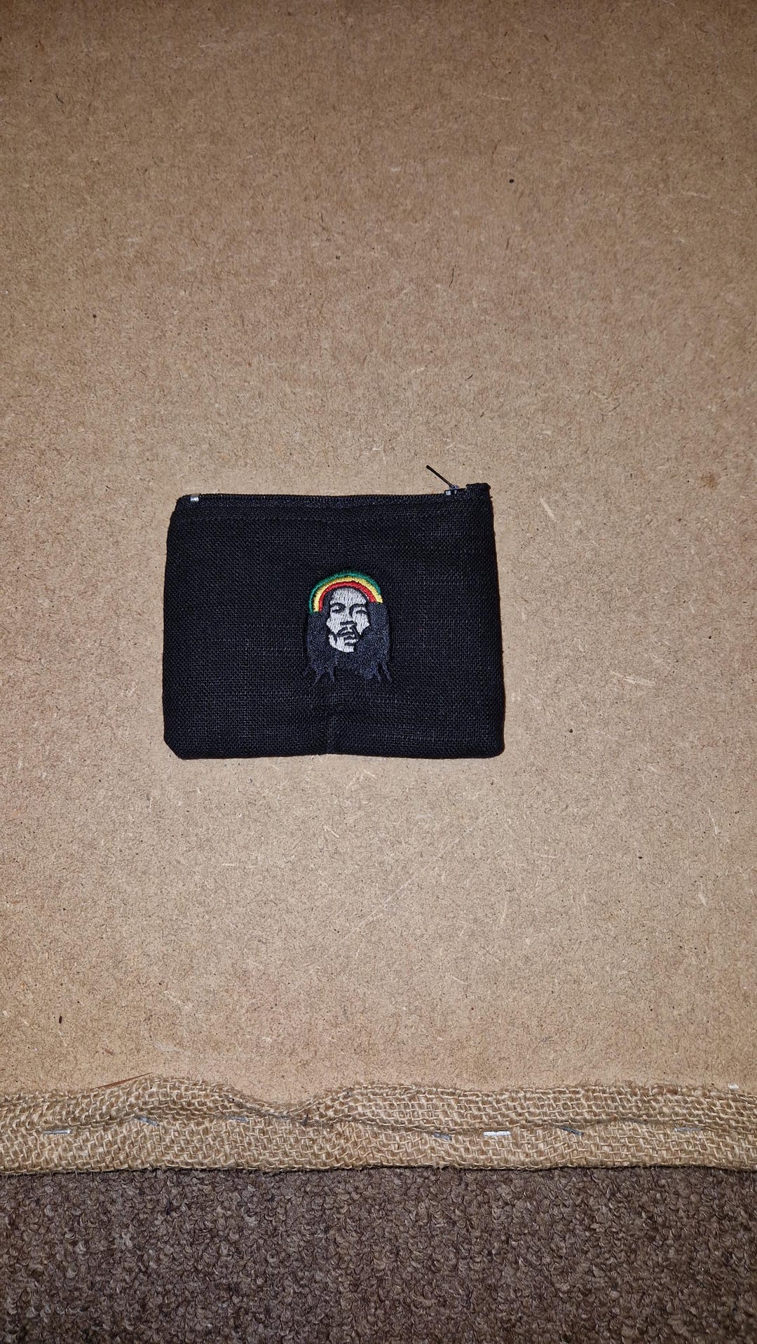 Bob Marley Inspired Hemp Coin Wallet – Small Rasta Zipper Pouch - Etsy