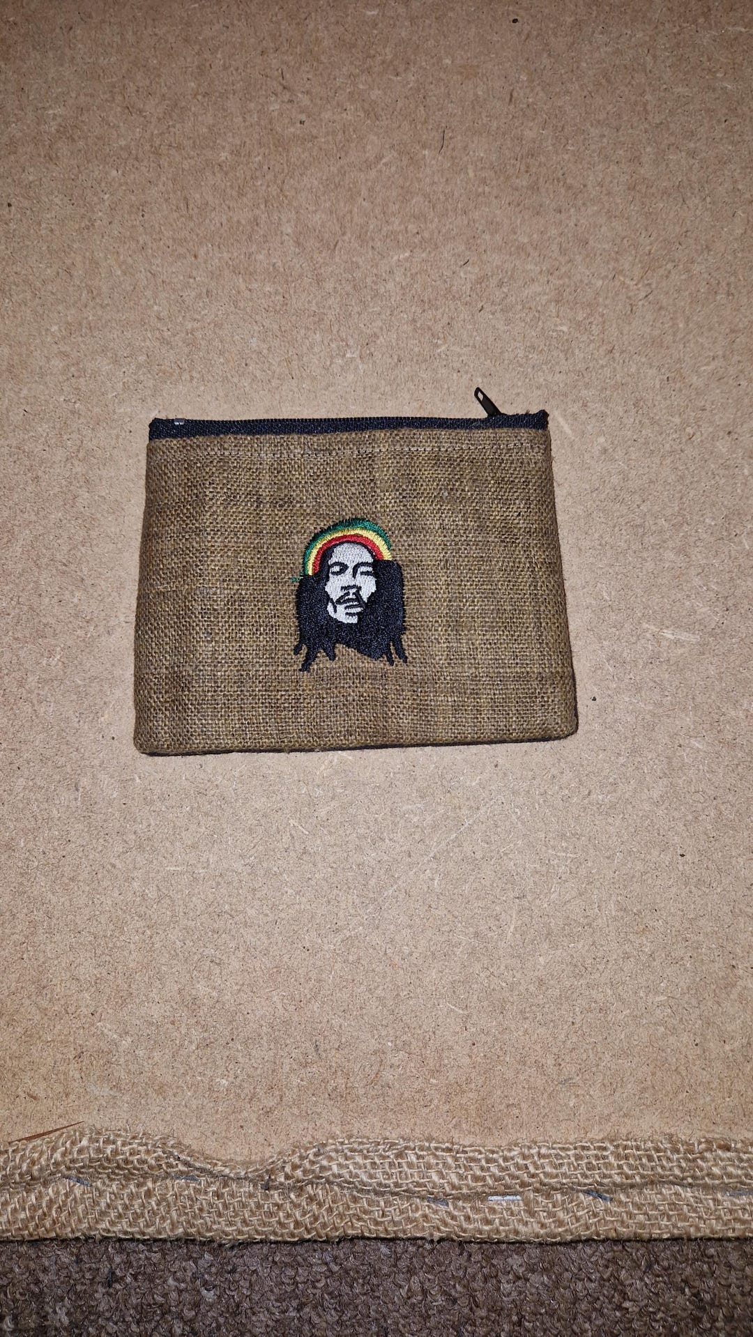 Bob Marley Inspired Hemp Coin Wallet – Small Rasta Zipper Pouch - Etsy