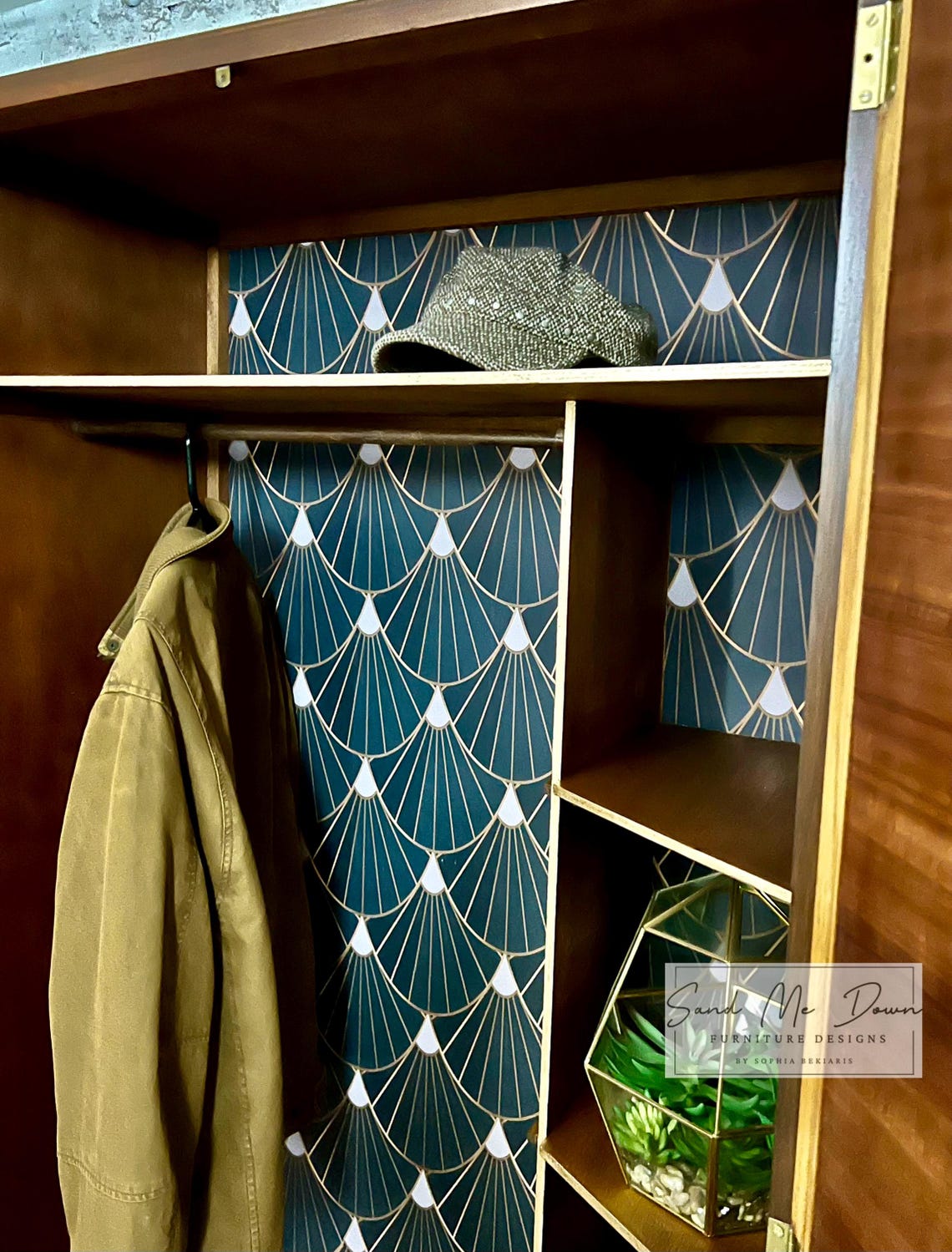 Sold-art Deco Wardrobe (redesigned) - Etsy